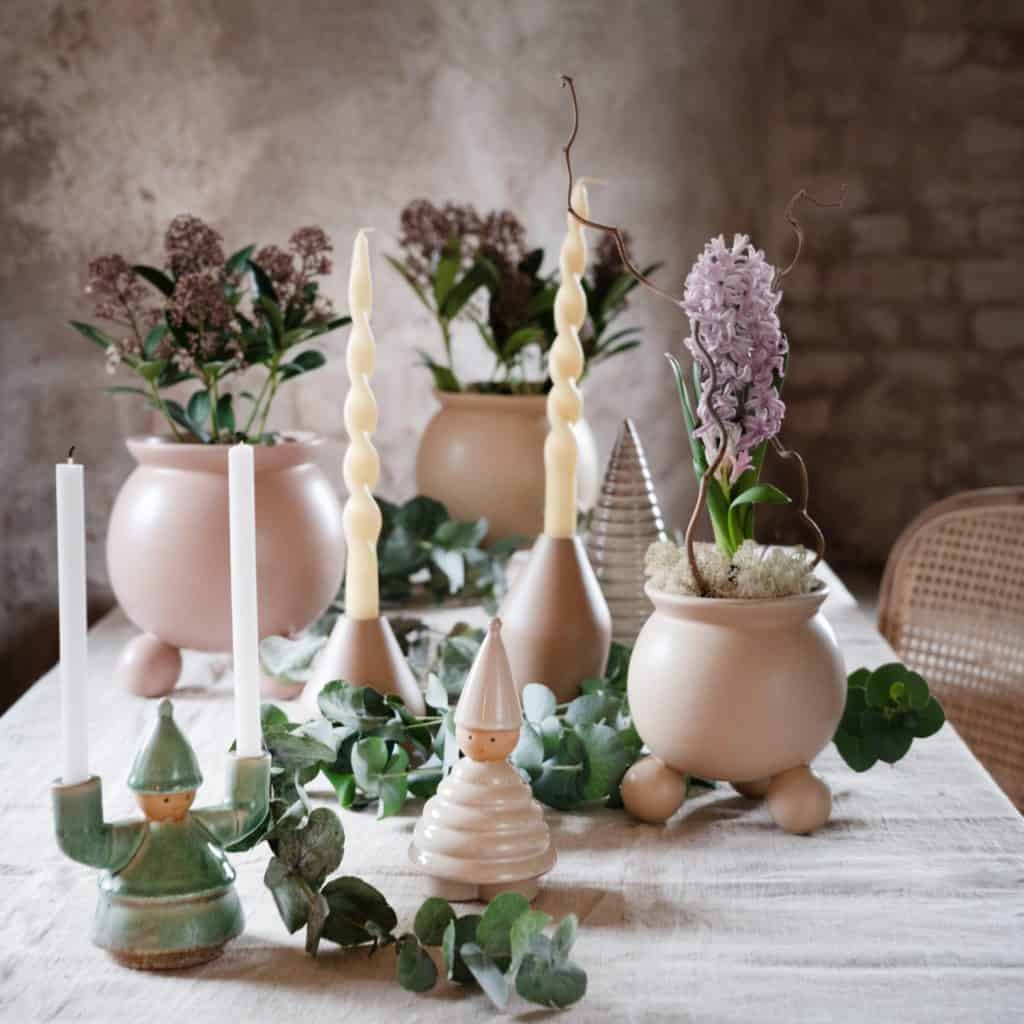 Kruka ANYA matt sand, 18x20cm - Wikholm form - Hemlängtan.com